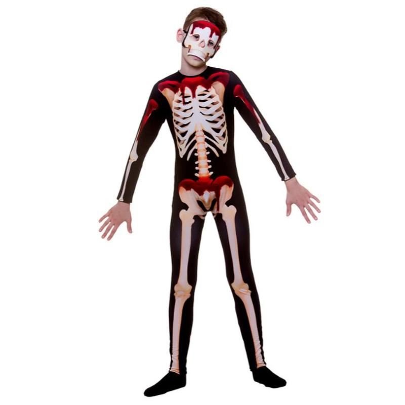 Blood Dripping Skeleton Costume - Child – Fancy Dress Central
