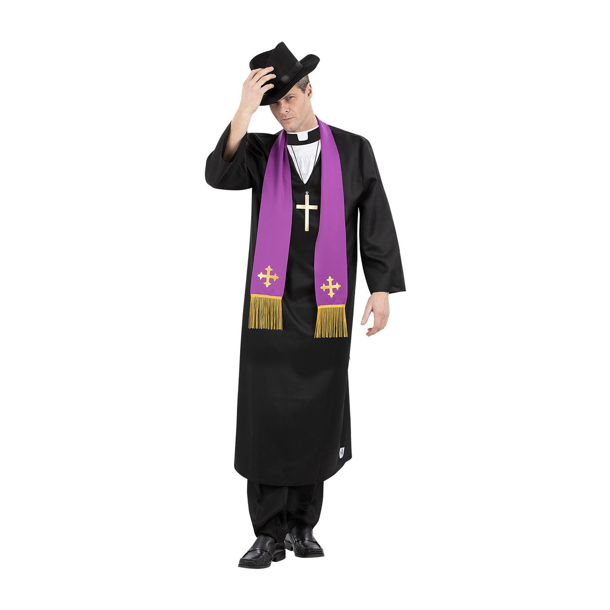The Exorcist Father Merrin Priest Costume - Men – Fancy Dress Central