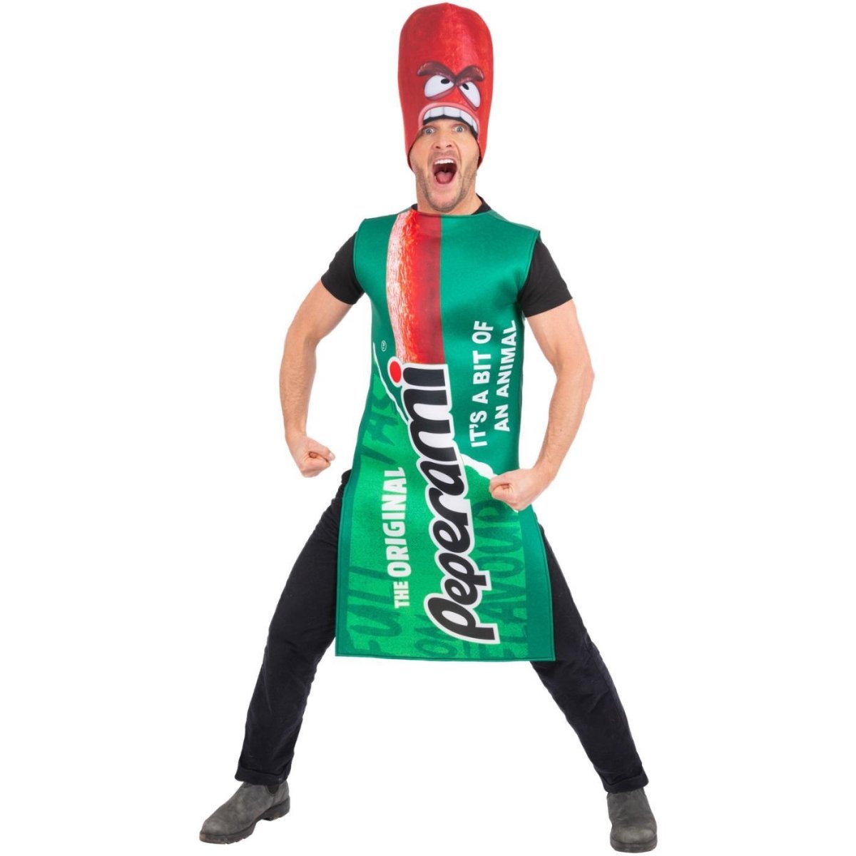 Peperami Animal Break Out Costume - Adult – Fancy Dress Central