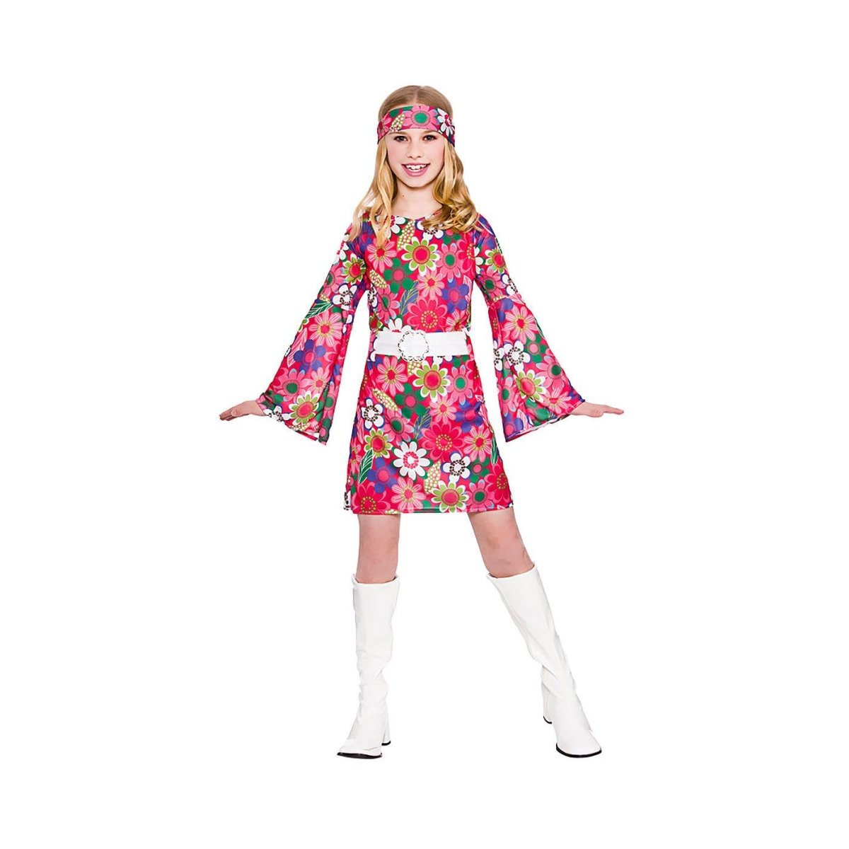 Retro Go Go Girl Costume - Girls – Fancy Dress Central