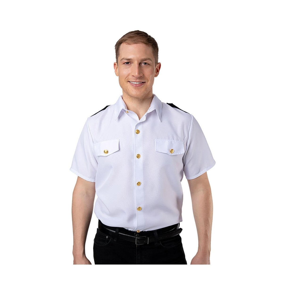 Ships Captain / Airline Pilot Shirt - Men – Fancy Dress Central