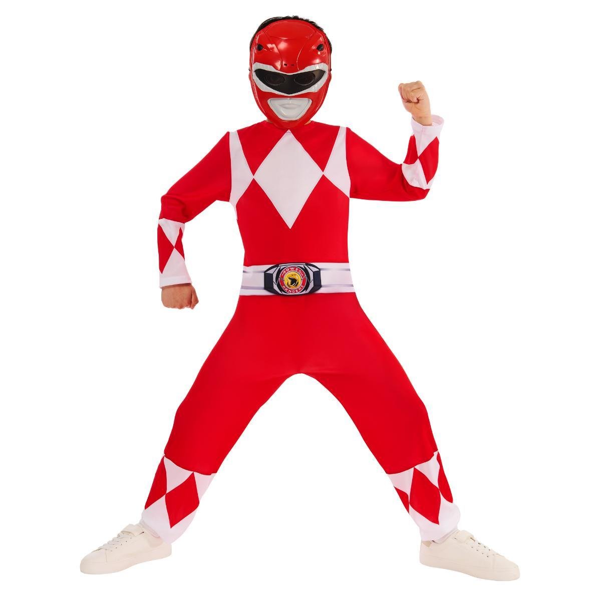 Mighty Morphin Power Ranger Costume (Red) - Child – Fancy Dress Central