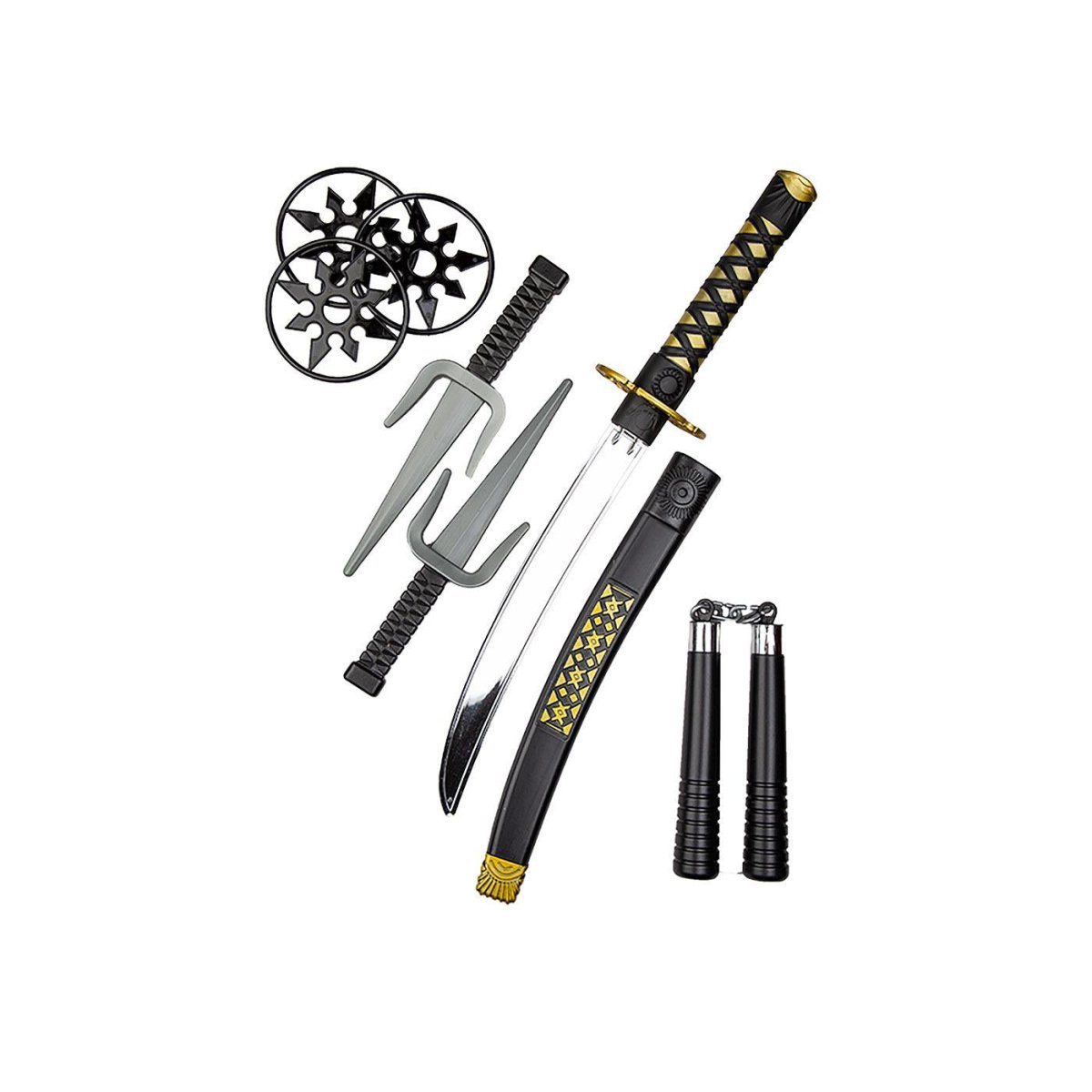Wicked Costumes - Ninja Weapon Set (8 Piece) - Child – Fancy Dress Central