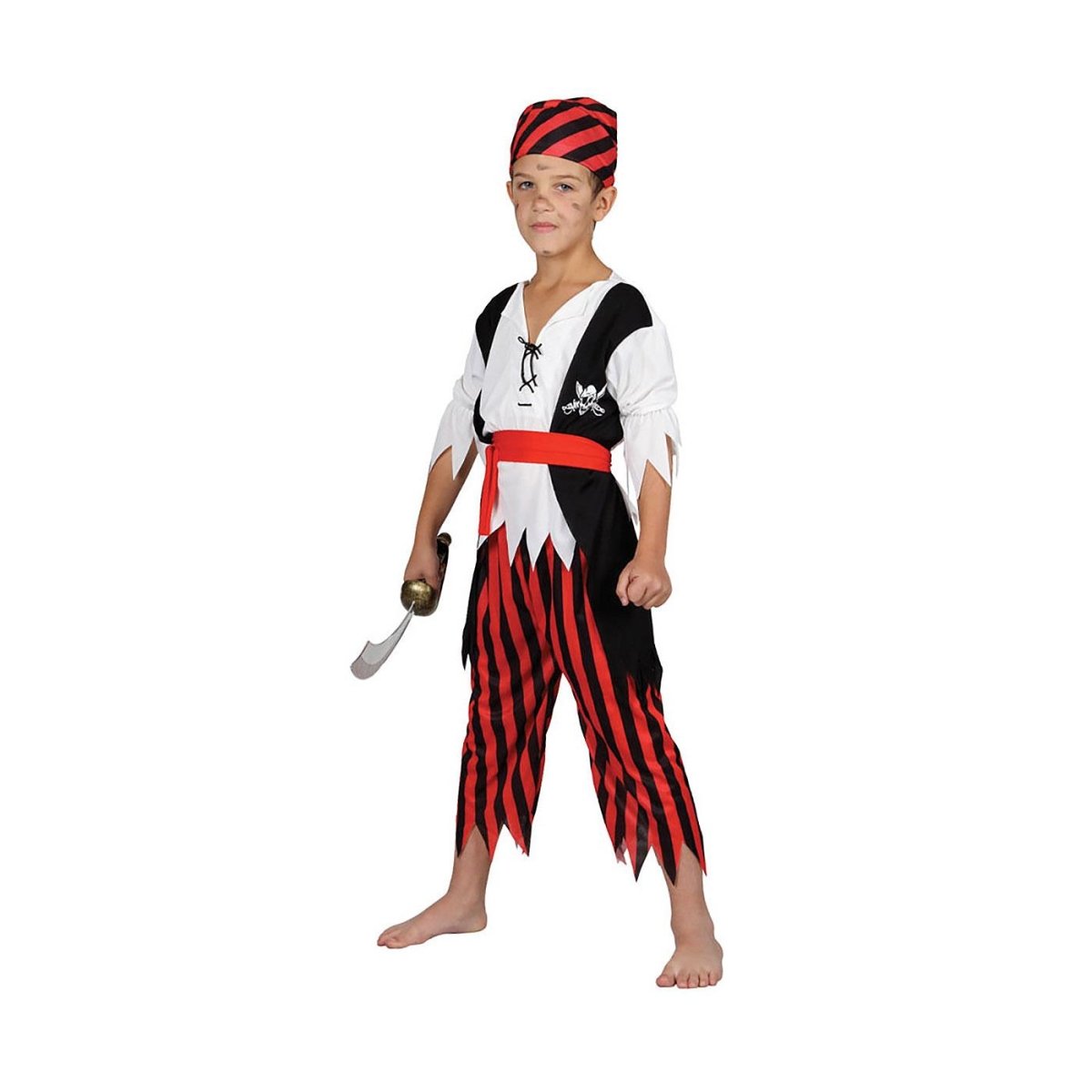 Shipwreck Pirate Costume - Boys – Fancy Dress Central