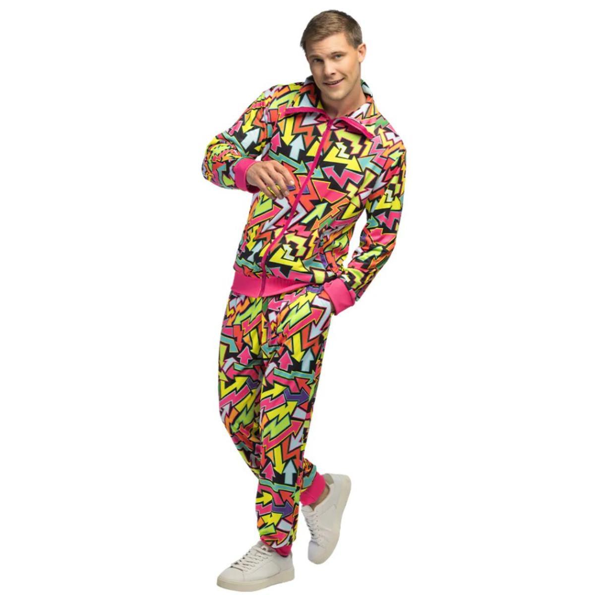 Street Art Dude Shell Suit Costume - Men – Fancy Dress Central