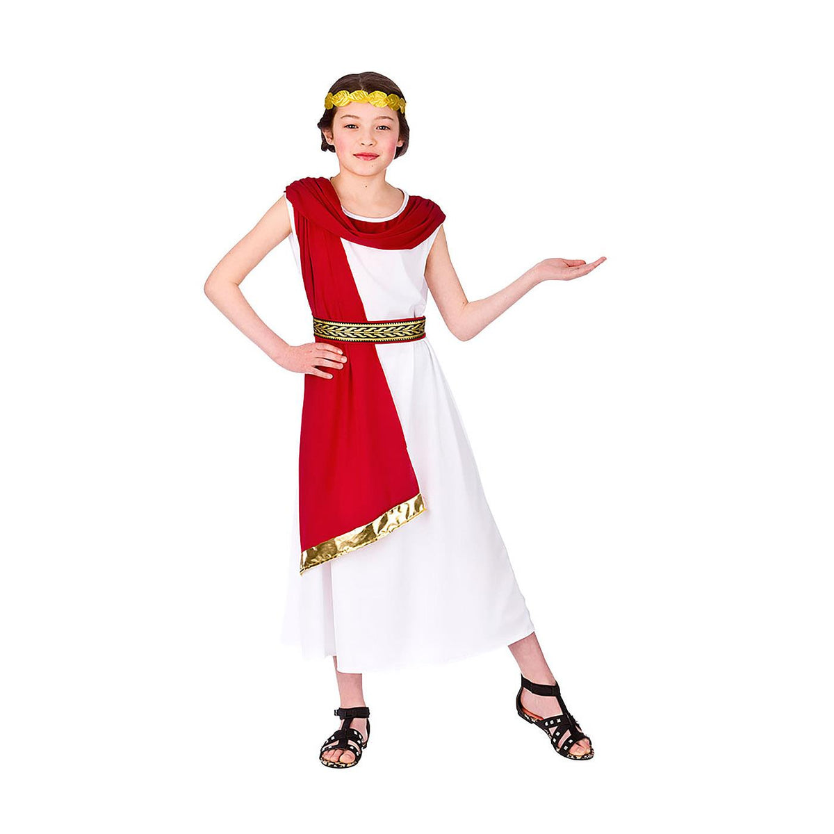 Roman Princess Costume - Girls – Fancy Dress Central